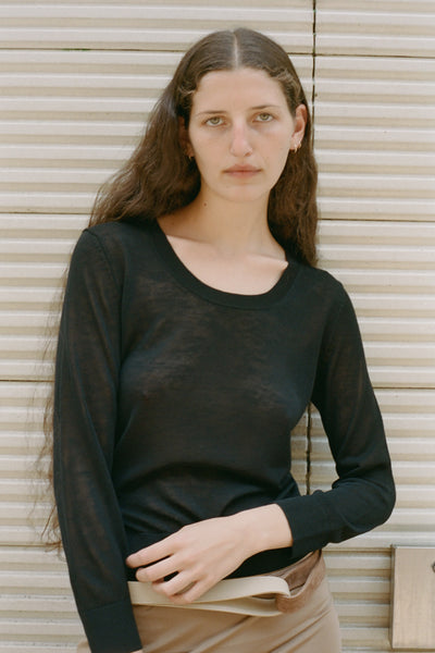 DEMI SWEATER, BLACK – Maryam Nassir Zadeh